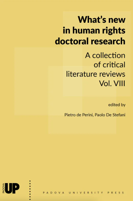 Nuova pubblicazione: “What's new in human rights doctoral research” Vol ...